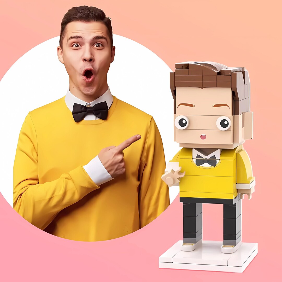 Custom Mini Brick Figures, Personalized Brick Mini-figures, Fully ...