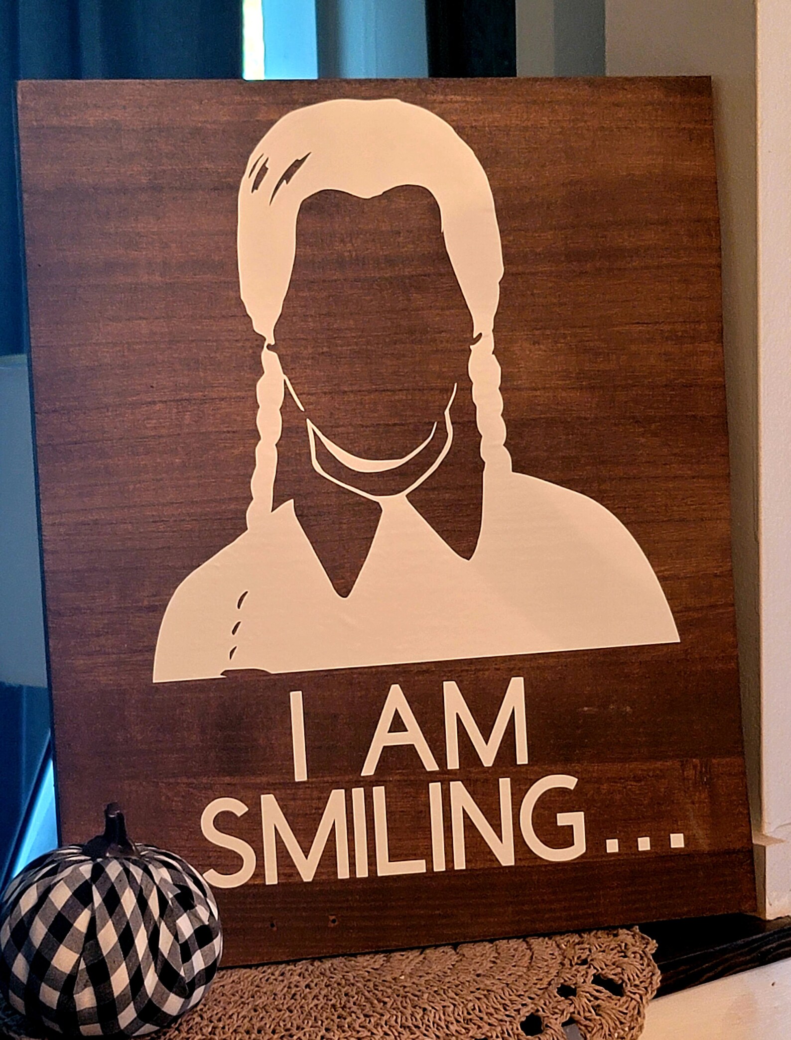 Wednesday Addams, Halloween Wall Decor, Addams Family - Etsy