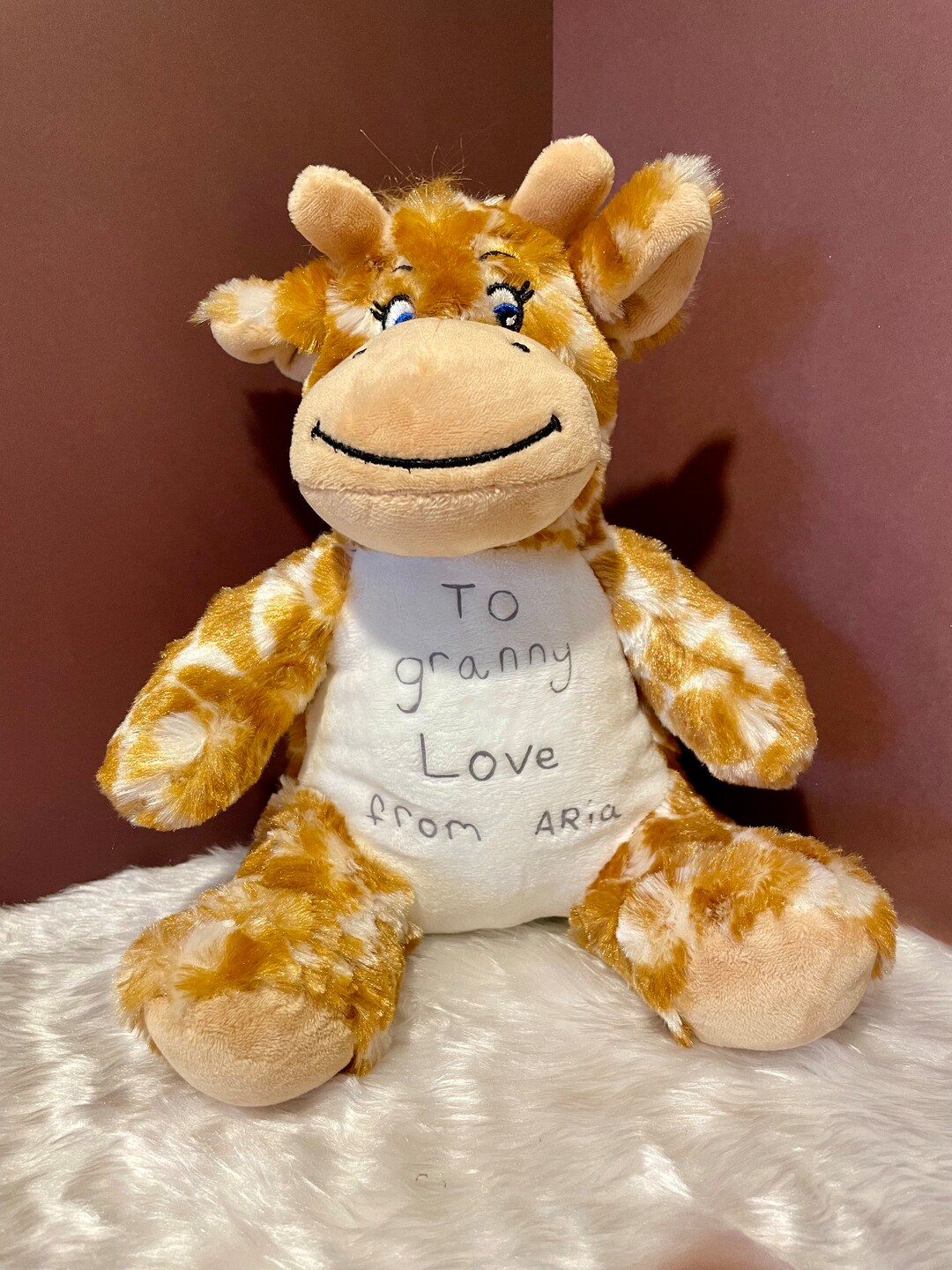 Personalised Hand Written Note Soft Toy - Etsy