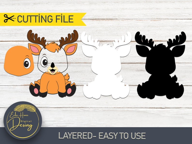 Woodland Animals SVG Bundle, Layered Woodland Animal Cut Files ...