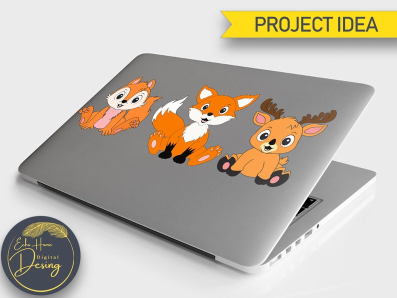 Woodland Animals SVG Bundle, Layered Woodland Animal Cut Files ...