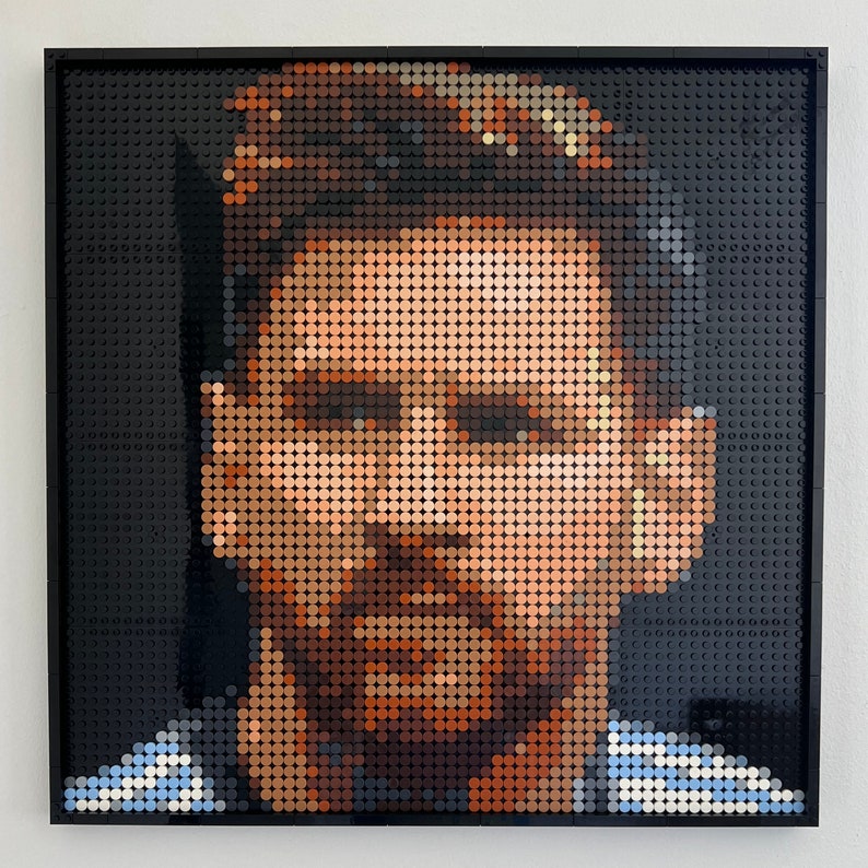 Messi Toy-brick Wall Painting - Etsy