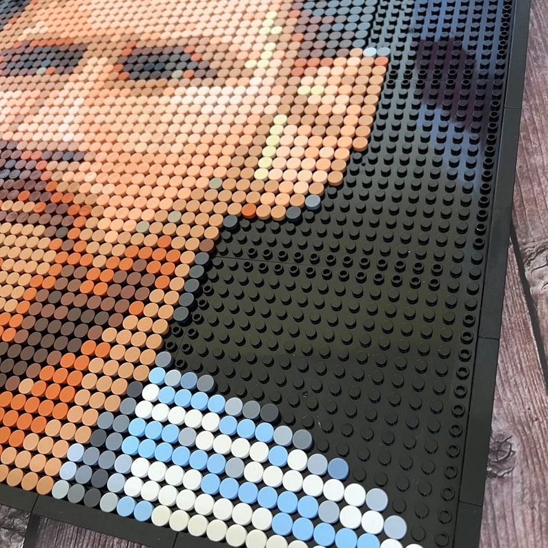 Messi Toy-brick Wall Painting - Etsy