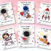 Printable Astronaut Valentine's Day Cards, Kids Classroom Valentines ...