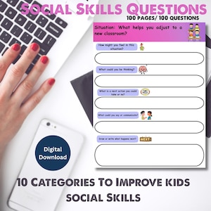 Autism-friendly Worksheets Parent & School Counselor Resource Social ...