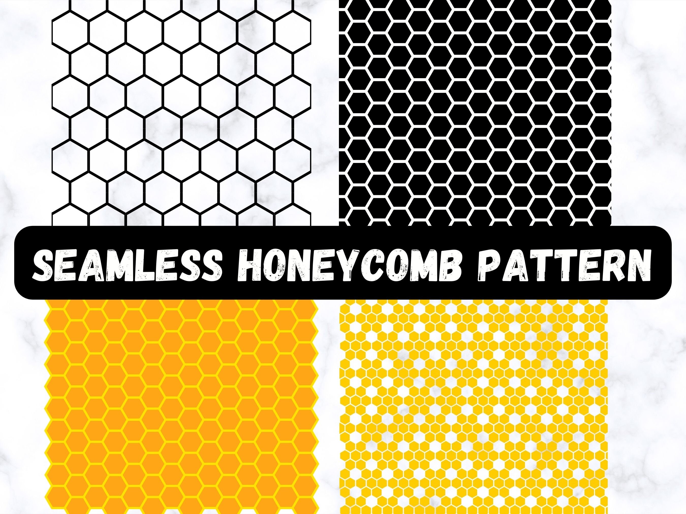 HONEYCOMB PATTERN SVG, Hexagon Svg, Honeycomb Pattern Clipart, Honey ...