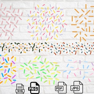 Sprinkles SVG Bundle, Sprinkles SVG, Sprinkles Clipart, Sprinkles ...