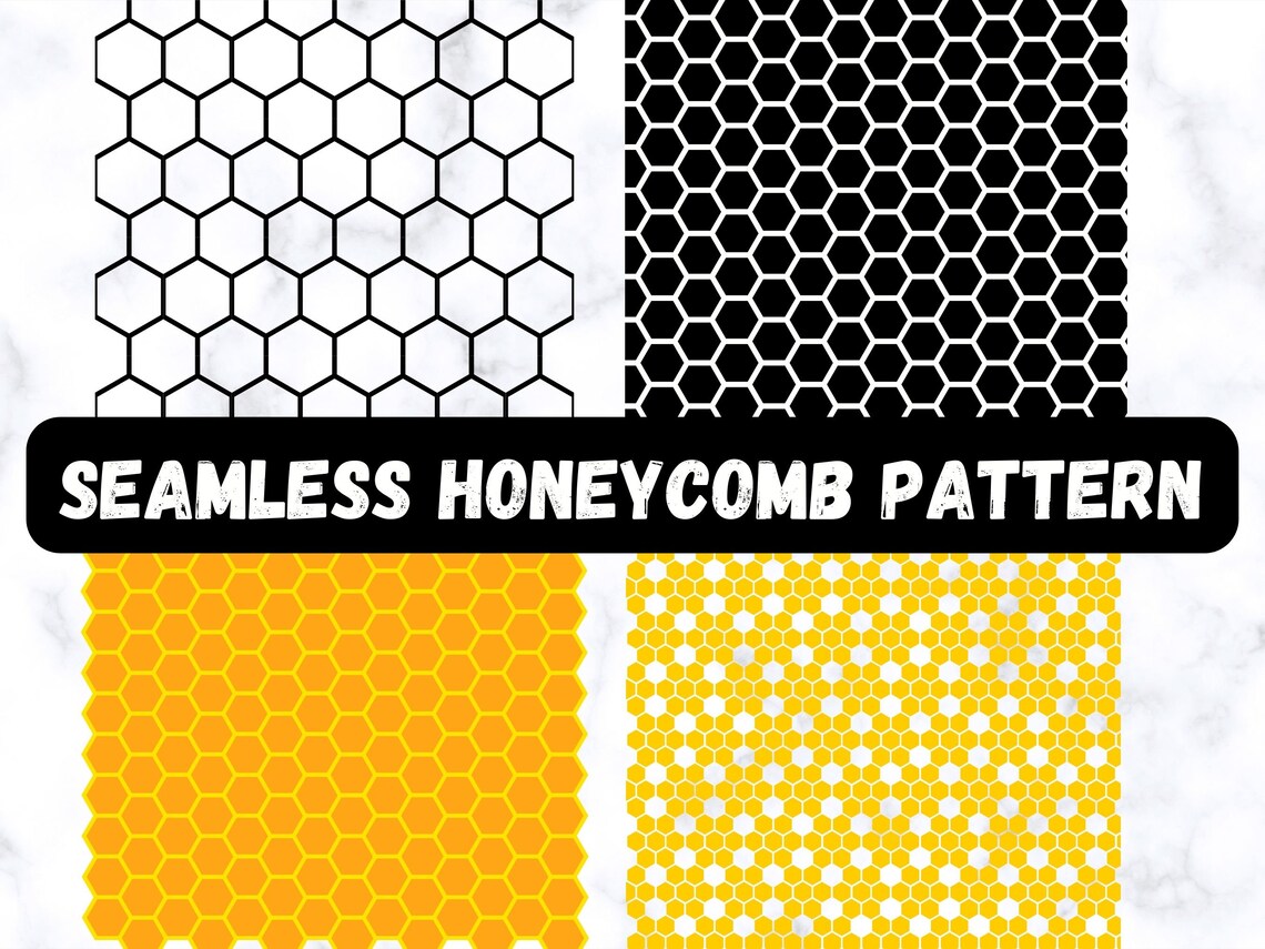 HONEYCOMB PATTERN SVG Hexagon Svg Honeycomb Pattern Clipart - Etsy