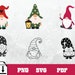 Christmas Gnomes SVG Bundle, Gnomes SVG, Gnome Clipart, Cute Gnomies ...