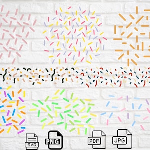 Sprinkles SVG Bundle, Sprinkles SVG, Sprinkles Clipart, Sprinkles ...