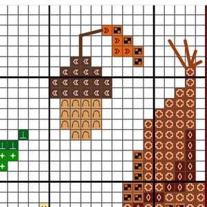 Squirrel Bard Cross Stitch Pattern PDF Witchy Woodland Cross Stitch ...