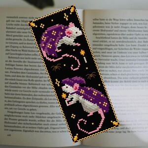 Witchy Rats, Halloween Cross Stitch Bookmark Pattern, Magic Mice ...