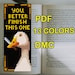 Rude Goose Embroidery Bookmark Pattern, Funny Bookmark Cross Stitch ...
