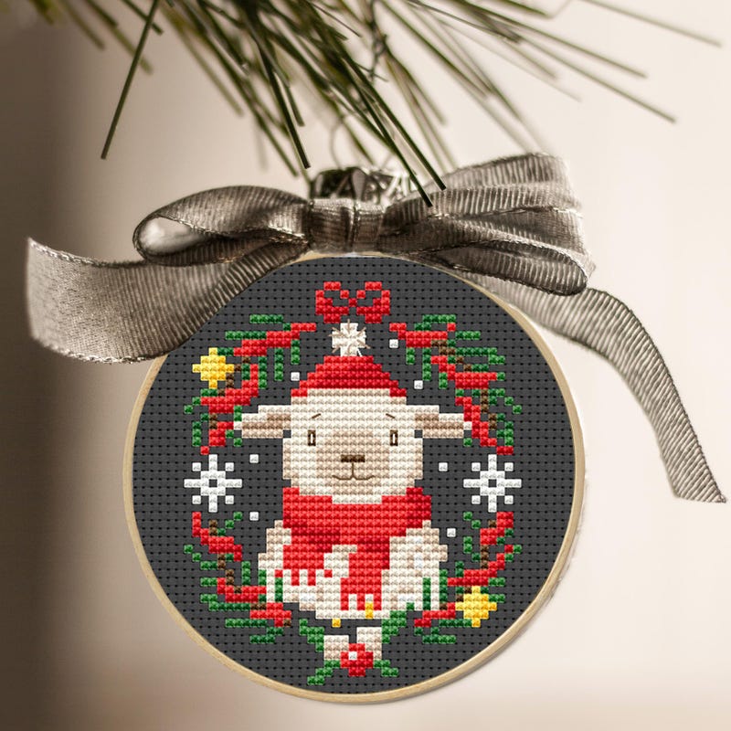Sheep Cross Stitch - Etsy