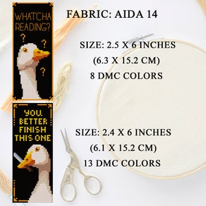 Snarky Cross Stitch Set PDF, Rude and Funny Embroidery for Book Lover ...