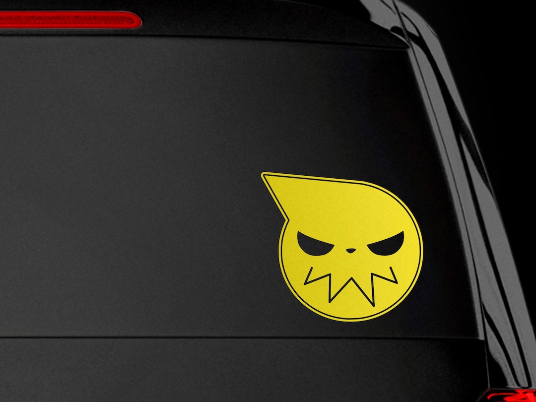 Soul Eater Vinyl Decal Medium Sized Anime Car Window Adhesive Yellow ...