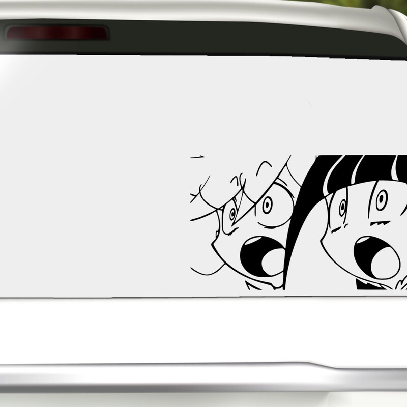 Anime Car Decal - Etsy