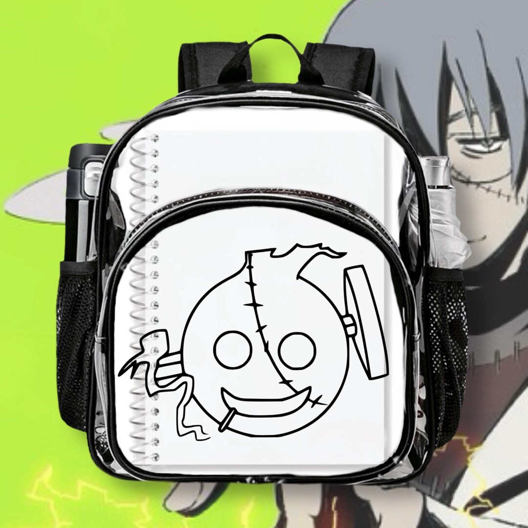 Soul Eater Dr Stein Character Soul Clear 11” Backpack | Soul Eater ...