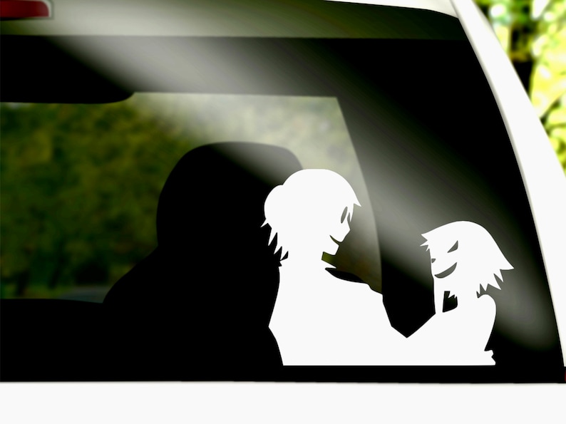 Soul Eater Stein and Medusa Vinyl Decal Medium Sized Anime Car Window ...