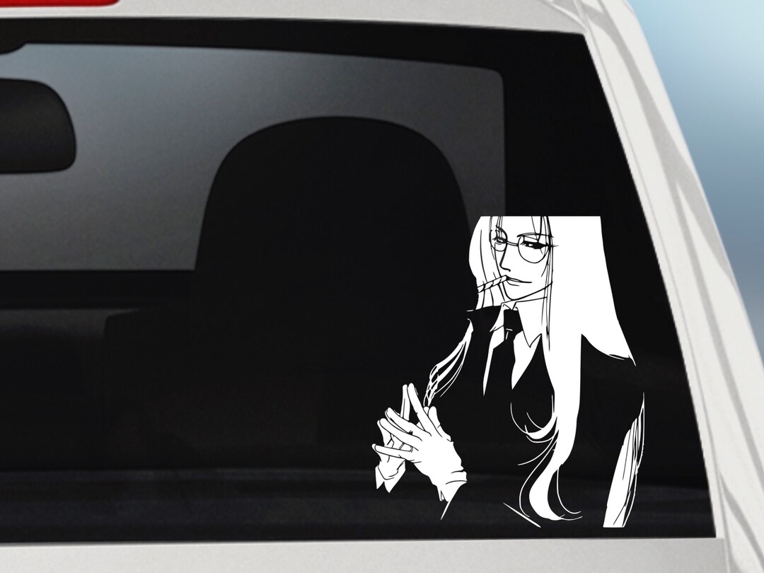 Hellsing Integra Vinyl Anime Decal | Car Window Adhesive Vinyl Sticker ...