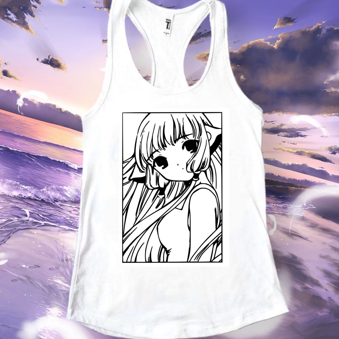 Chobits Anime Chii Tank Top | Chi Racerback Tank | Chobits Chi | - Etsy