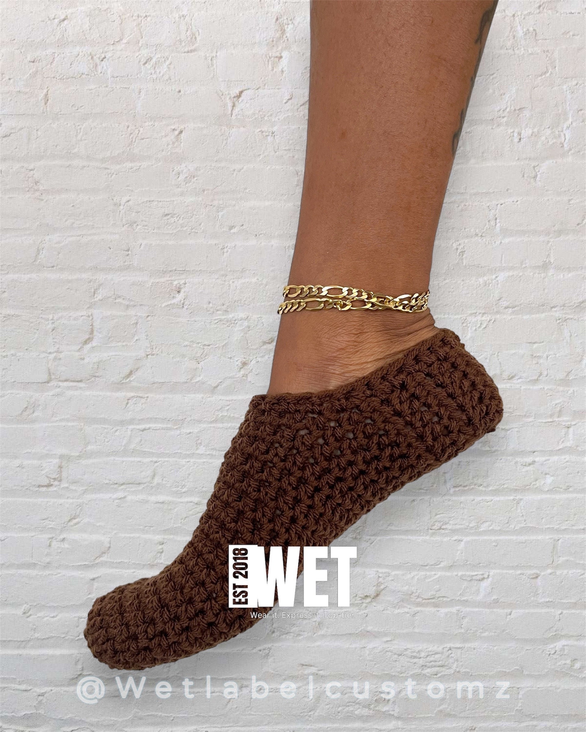 1 Pair | Custom Hand Crocheted Cozy Footies | Crochet Footie Socks ...