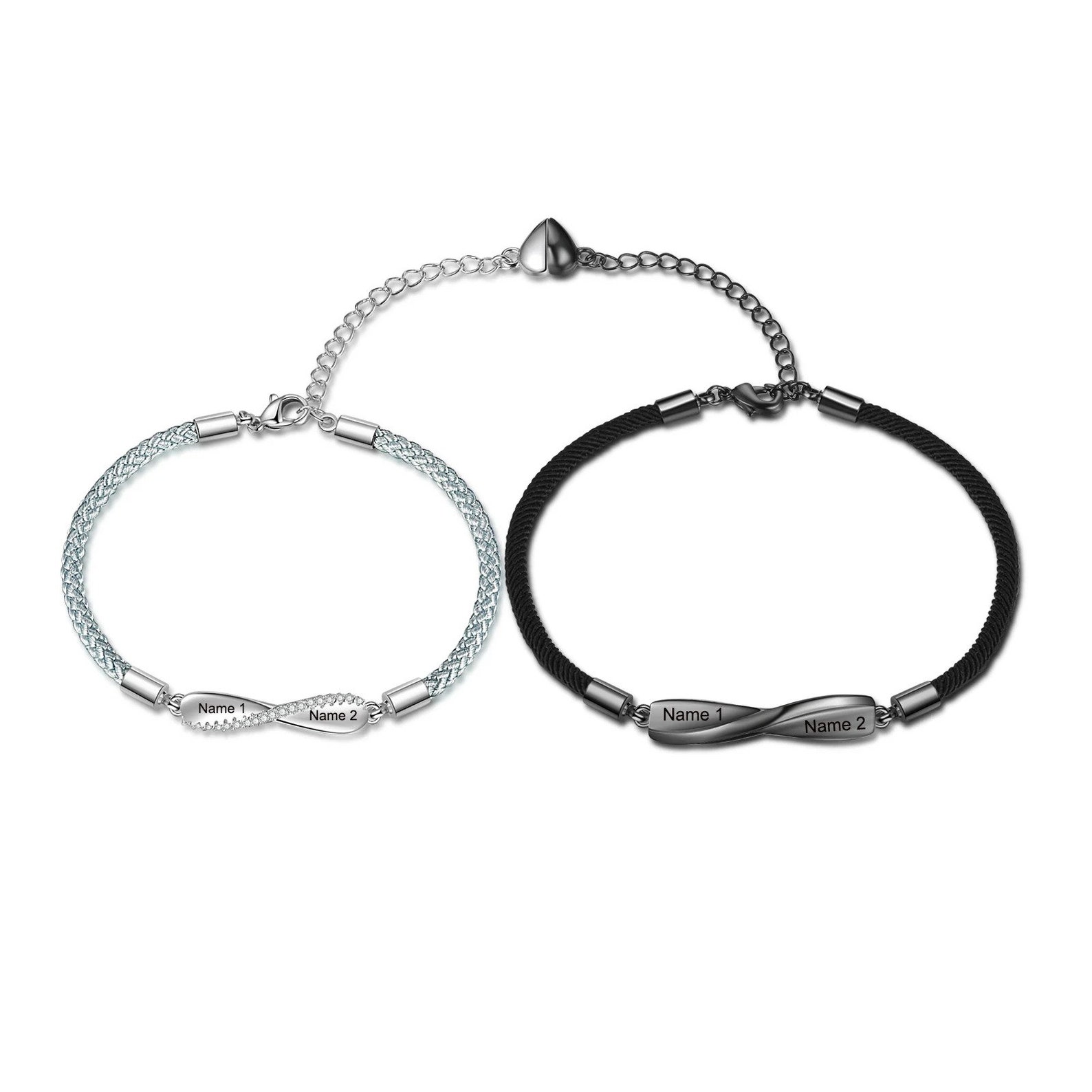 Father Daughter Bracelet – Matching Custom Bracelets, Engraved Jewelry ...