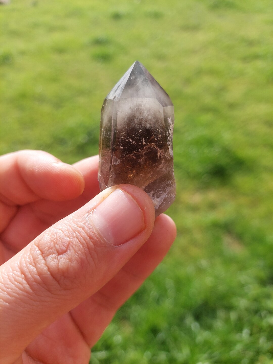 Rare Smoky Quartz Crystal Point Specimen With Lustrous Quality,phantom ...