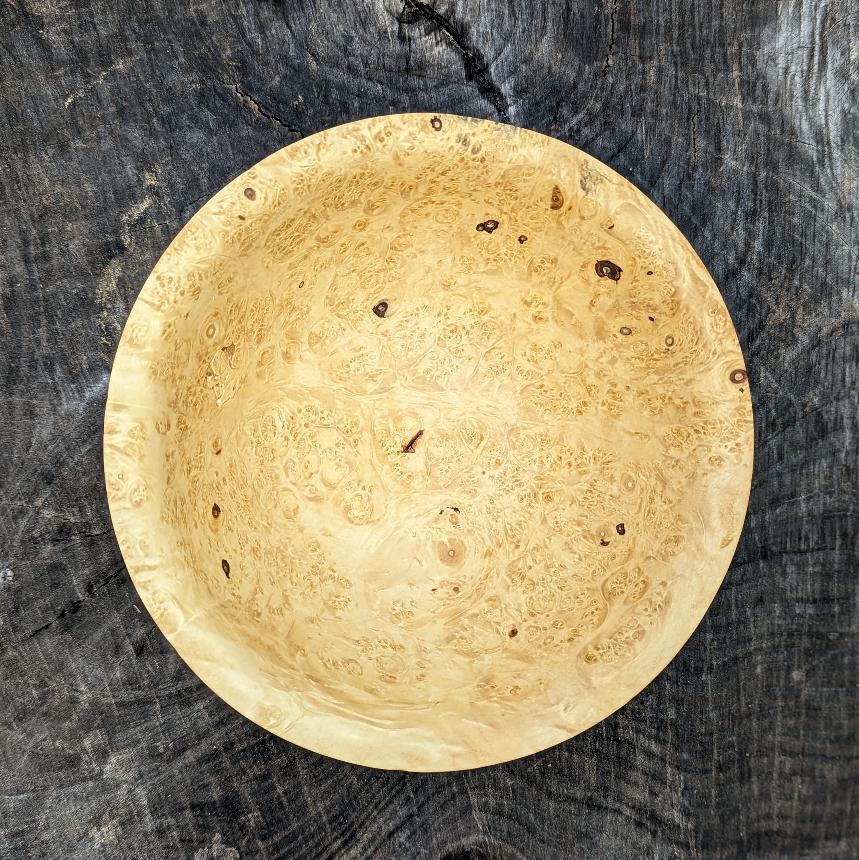 Hand Turned Box Elder Burl Nested Bowl Set - Etsy
