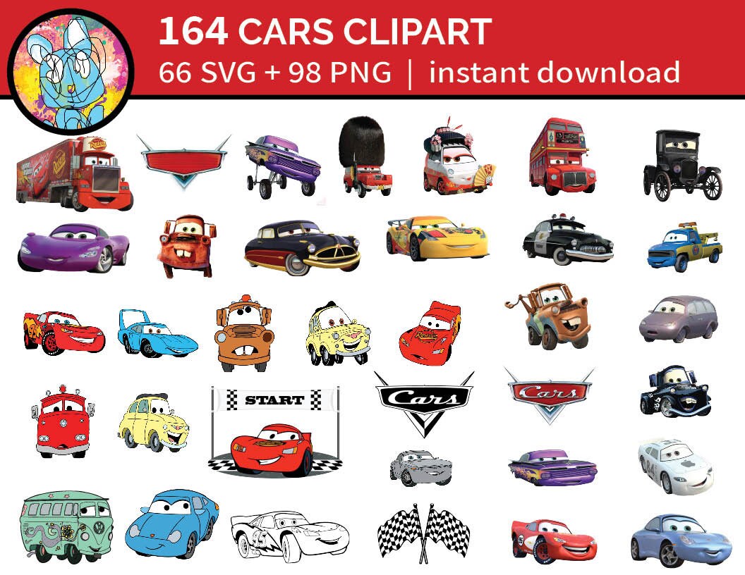 Fixing Cars Clipart Pixar