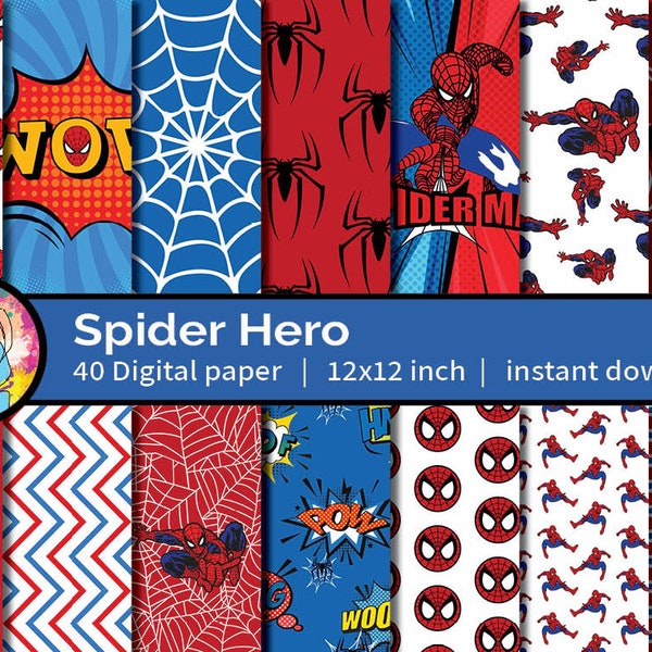 Spiderweb Digital Paper - Etsy