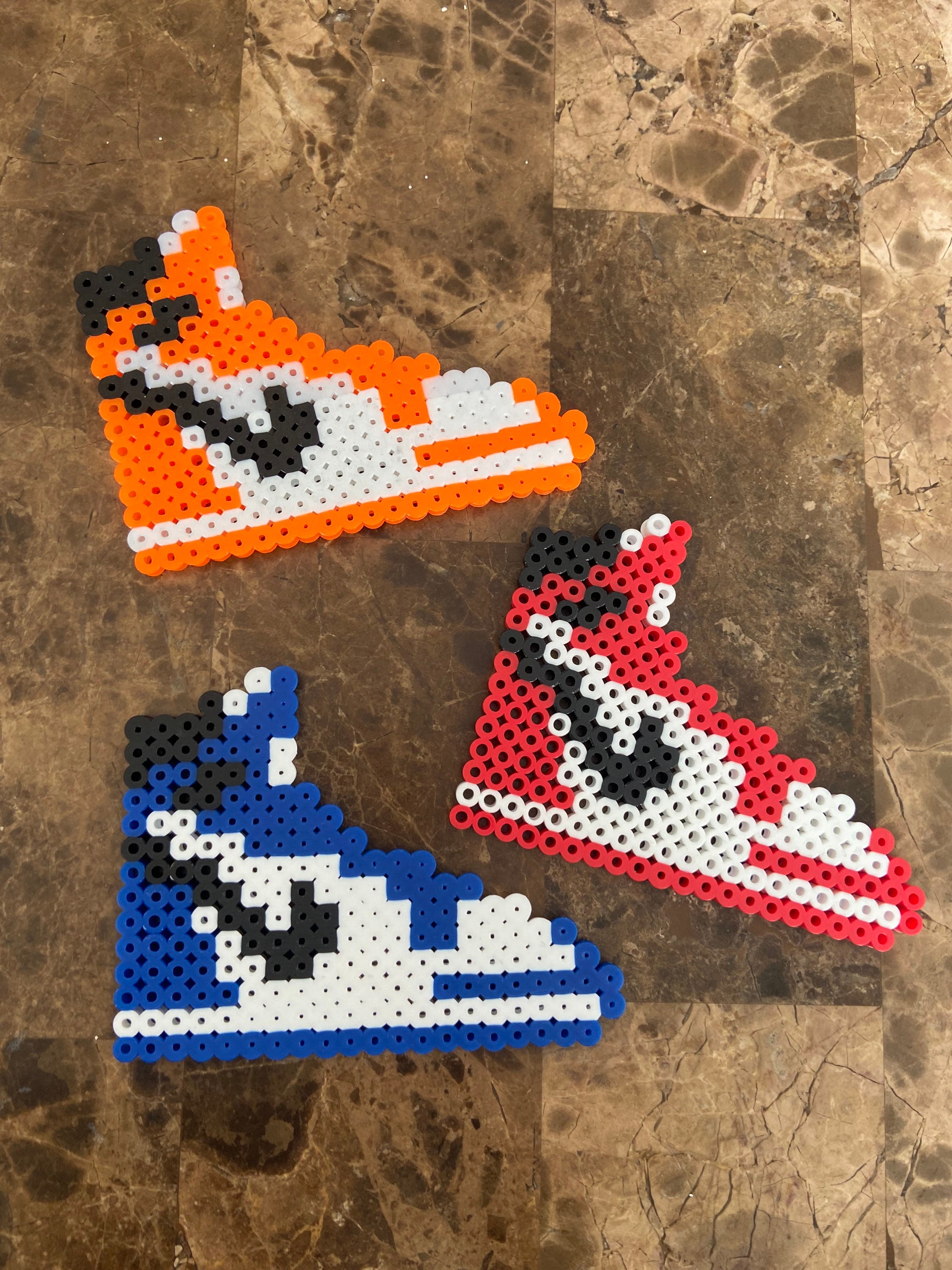 Mini Custom Colored Air Jordan Perler Bead Pattern - Etsy UK