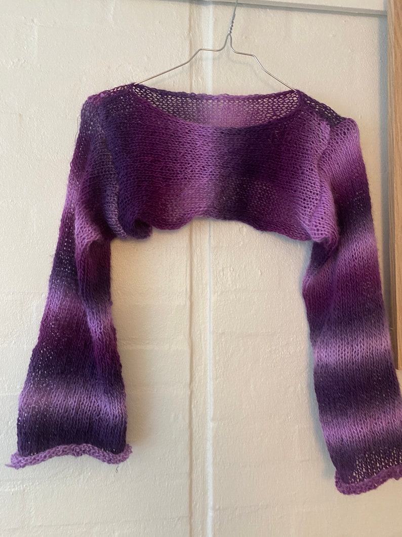 Skandi Bolero/shrug Knit Pattern english Danish - Etsy