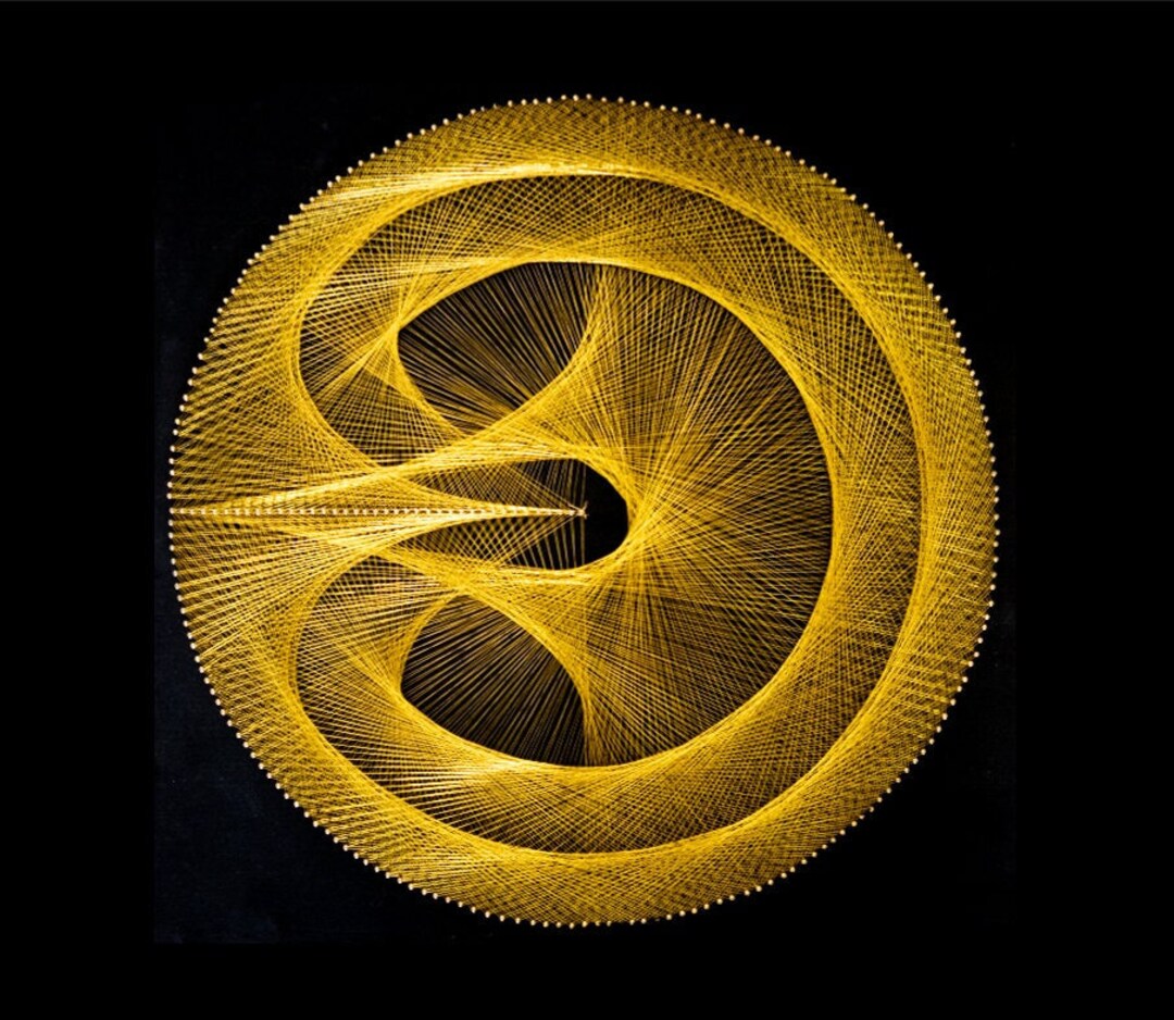 Golden Eye String Art Auf Holz - Etsy