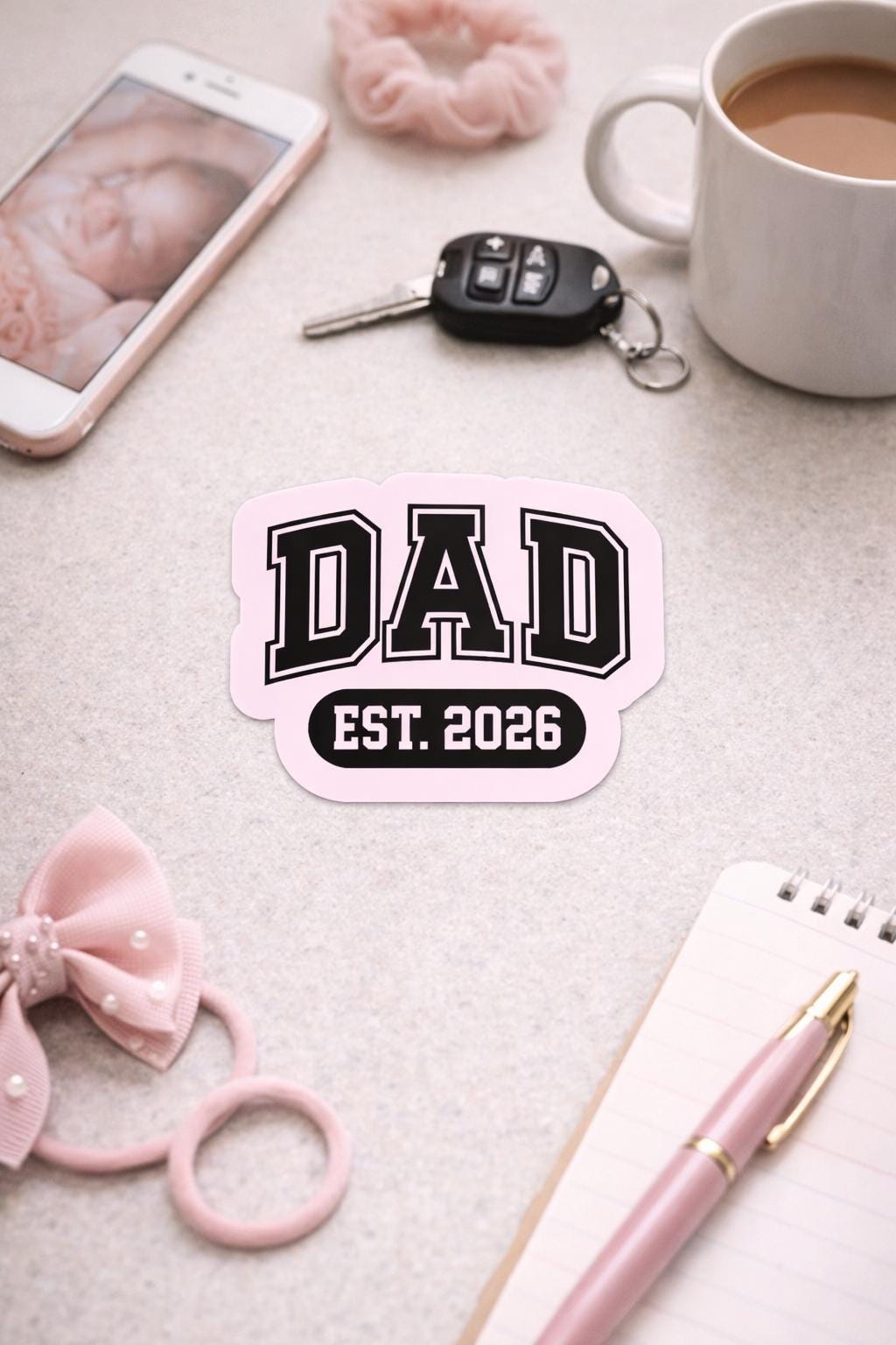 Dad Sticker: New Girl Dad Vinyl Decal, Gifts for Dad, Expecting Parents ...