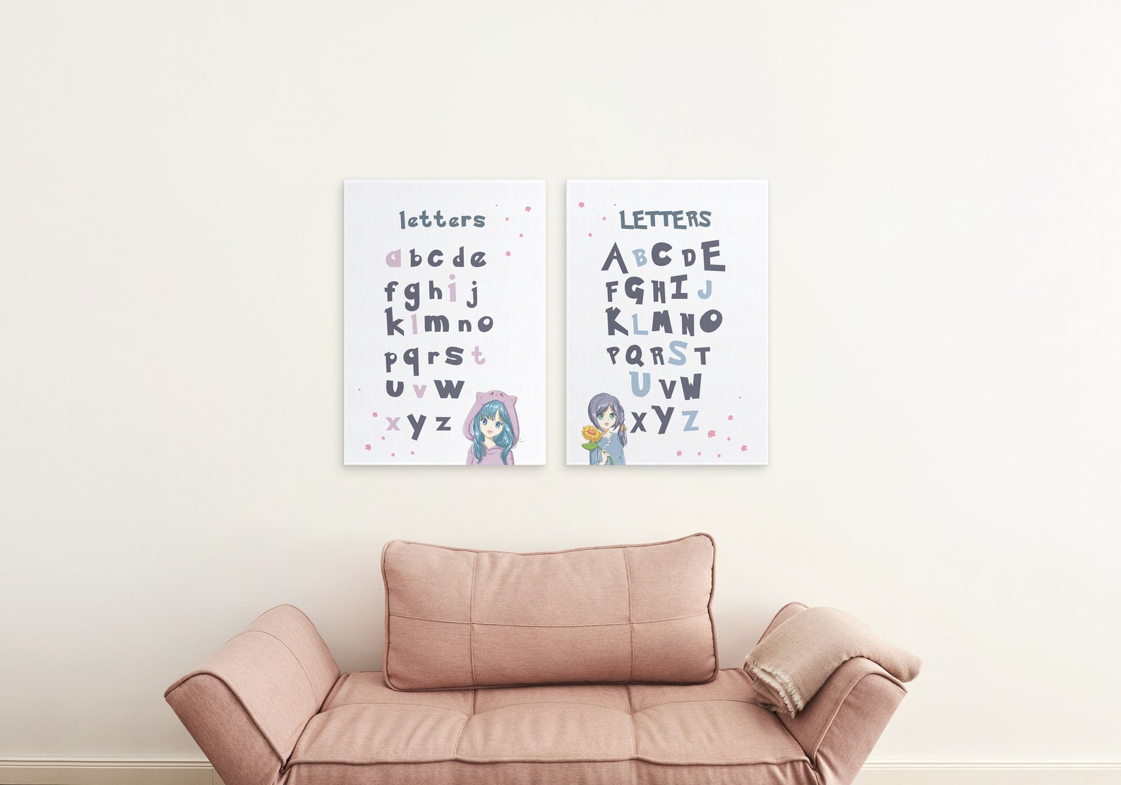 Educational Poster Set for Playroom and Kids and Toddlers,printable ...