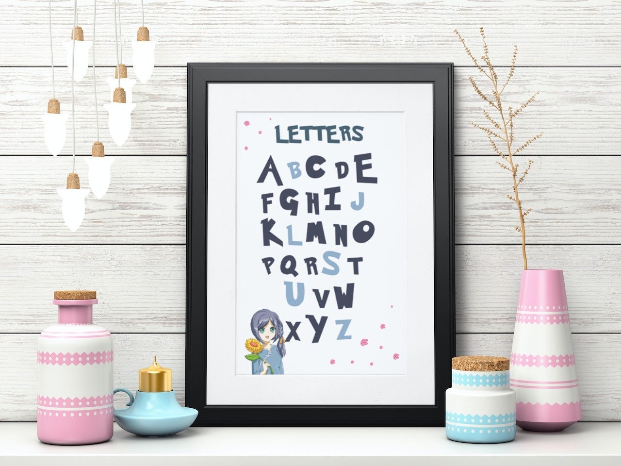 Educational Poster Set for Playroom and Kids and Toddlers,printable ...