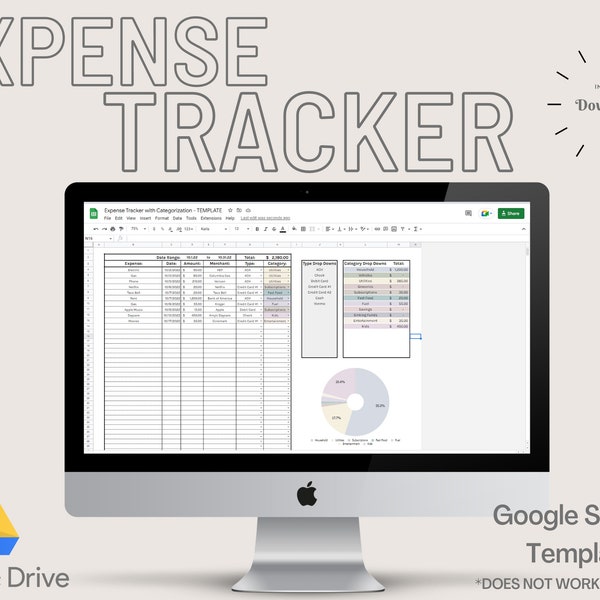 Expense Tracker - Etsy