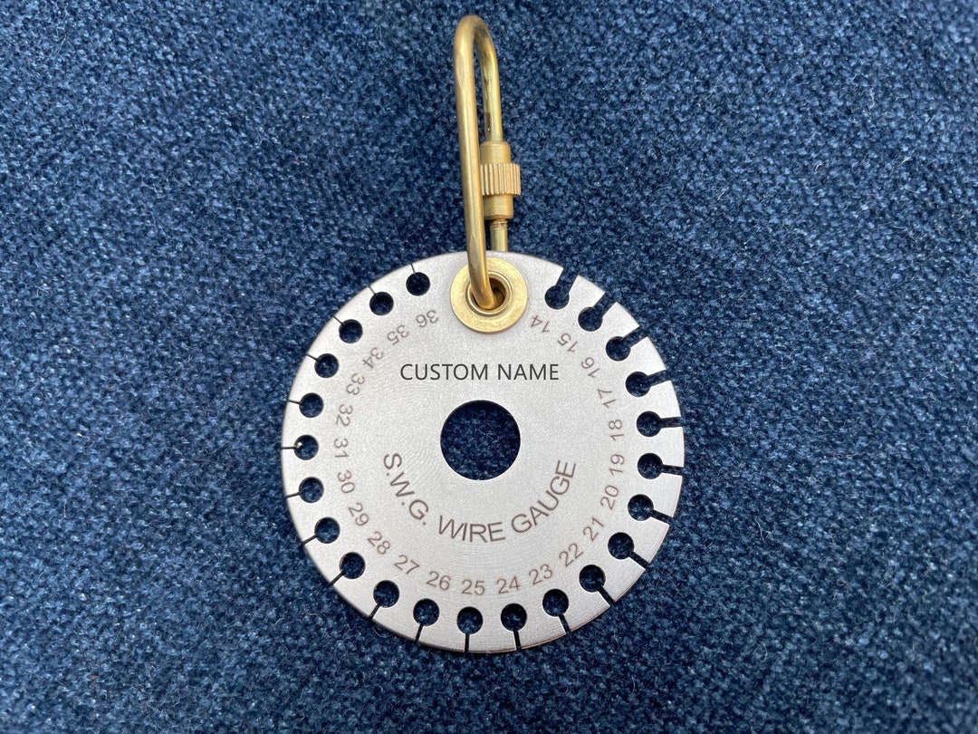 Metal Standard Wire Gauge SWG Thickness Measuring Tool for Jewellery ...