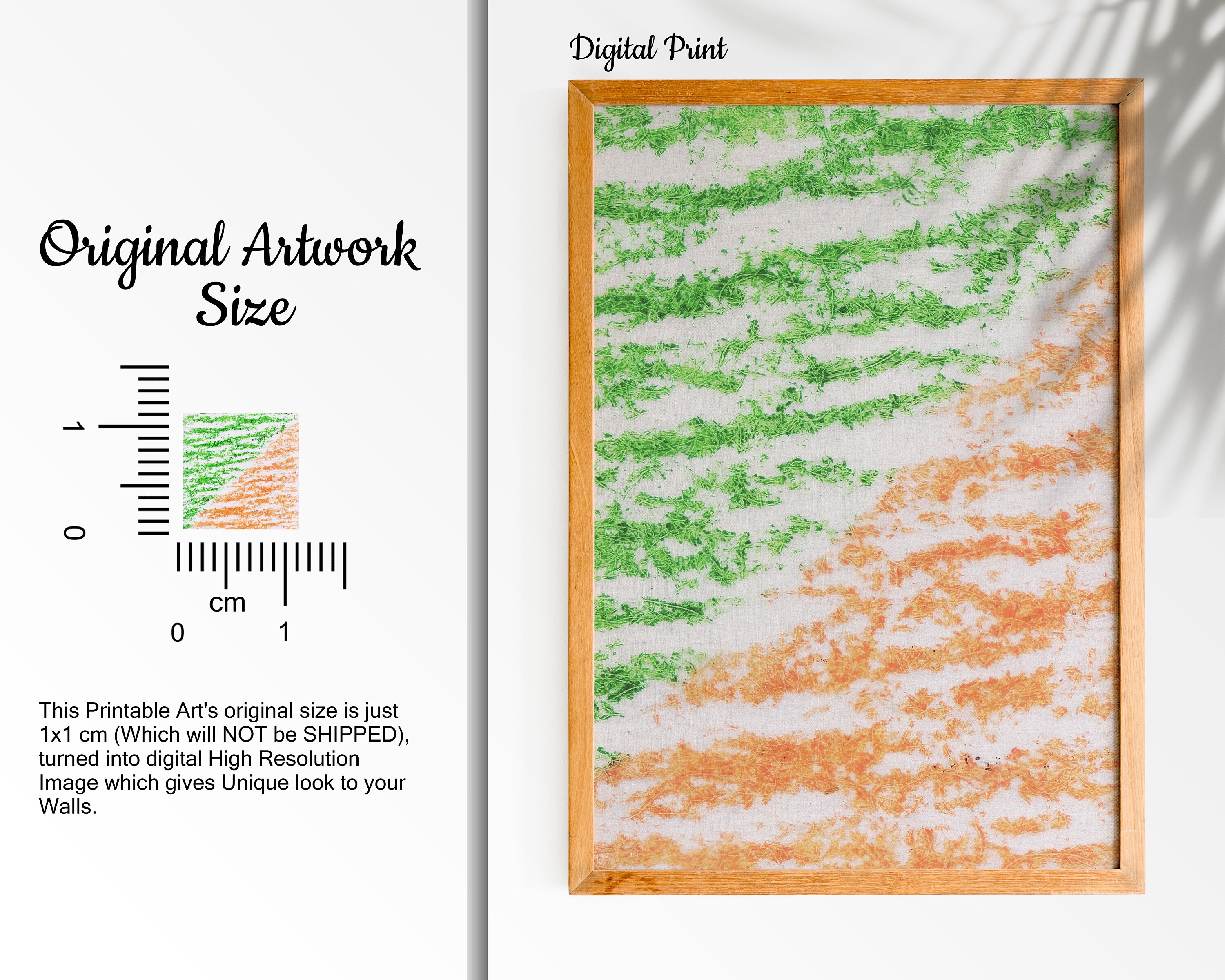 Abstract Dual Color Print Printable Wall Art Modern Digital - Etsy