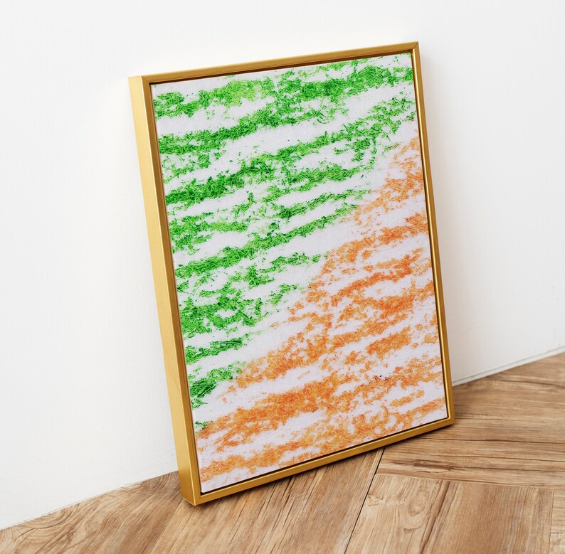 Abstract Dual Color Print Printable Wall Art Modern Digital - Etsy