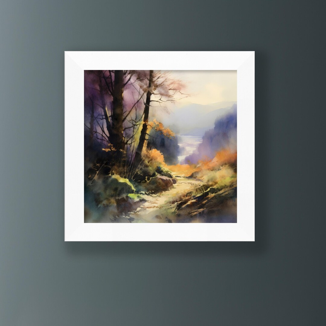 Scottish Watercolour Painting, Watercolour Print of Scotland, Scottish ...