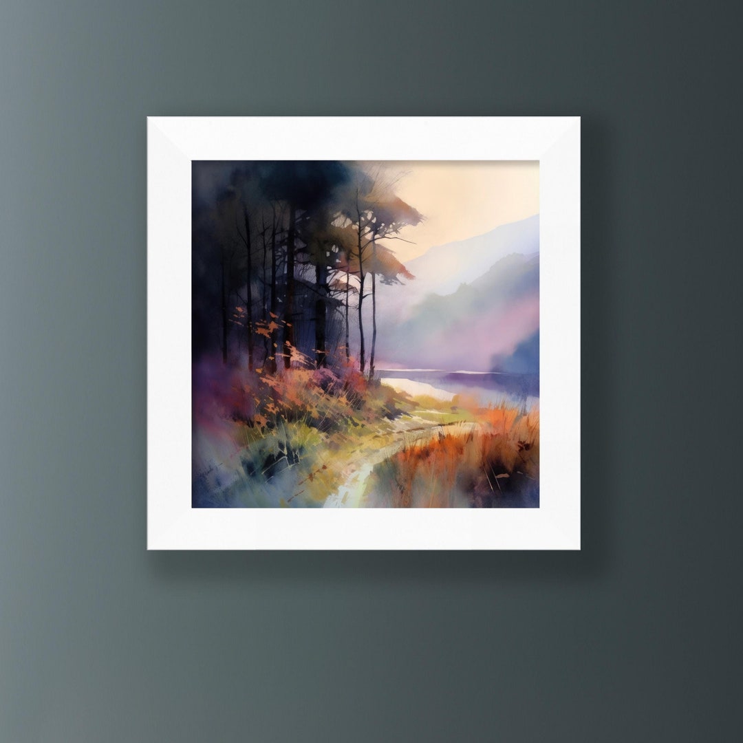 Scottish Watercolour Painting, Watercolour Print of Scotland, Scottish ...