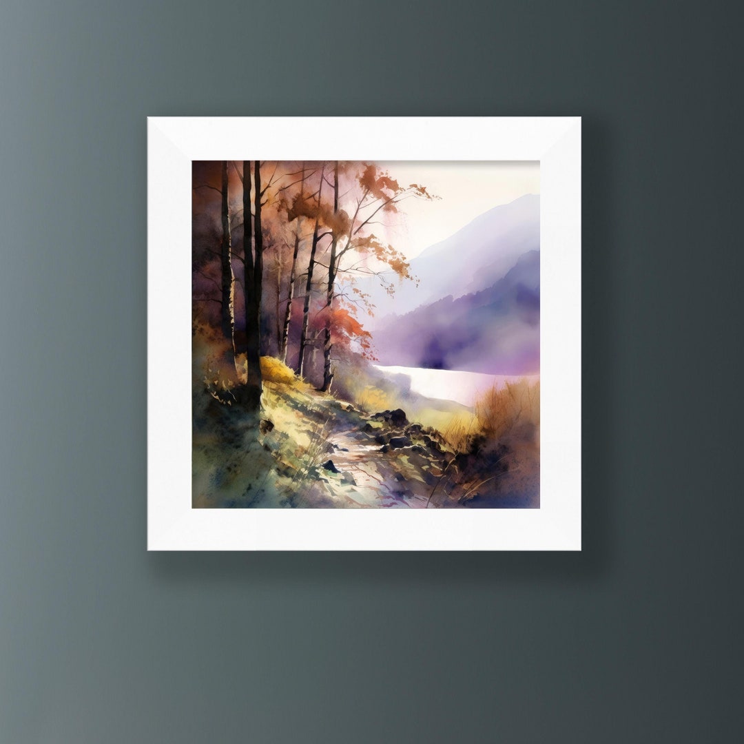 Scottish Watercolour Painting, Watercolour Print of Scotland, Scottish ...