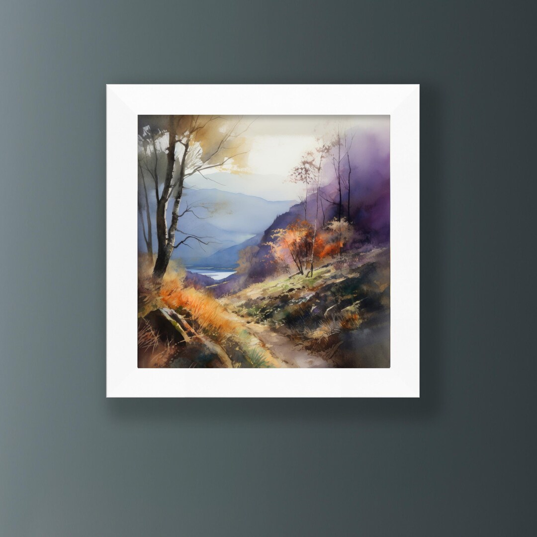 Watercolour Print of Scotland, Scottish Watercolour Painting, Scottish ...