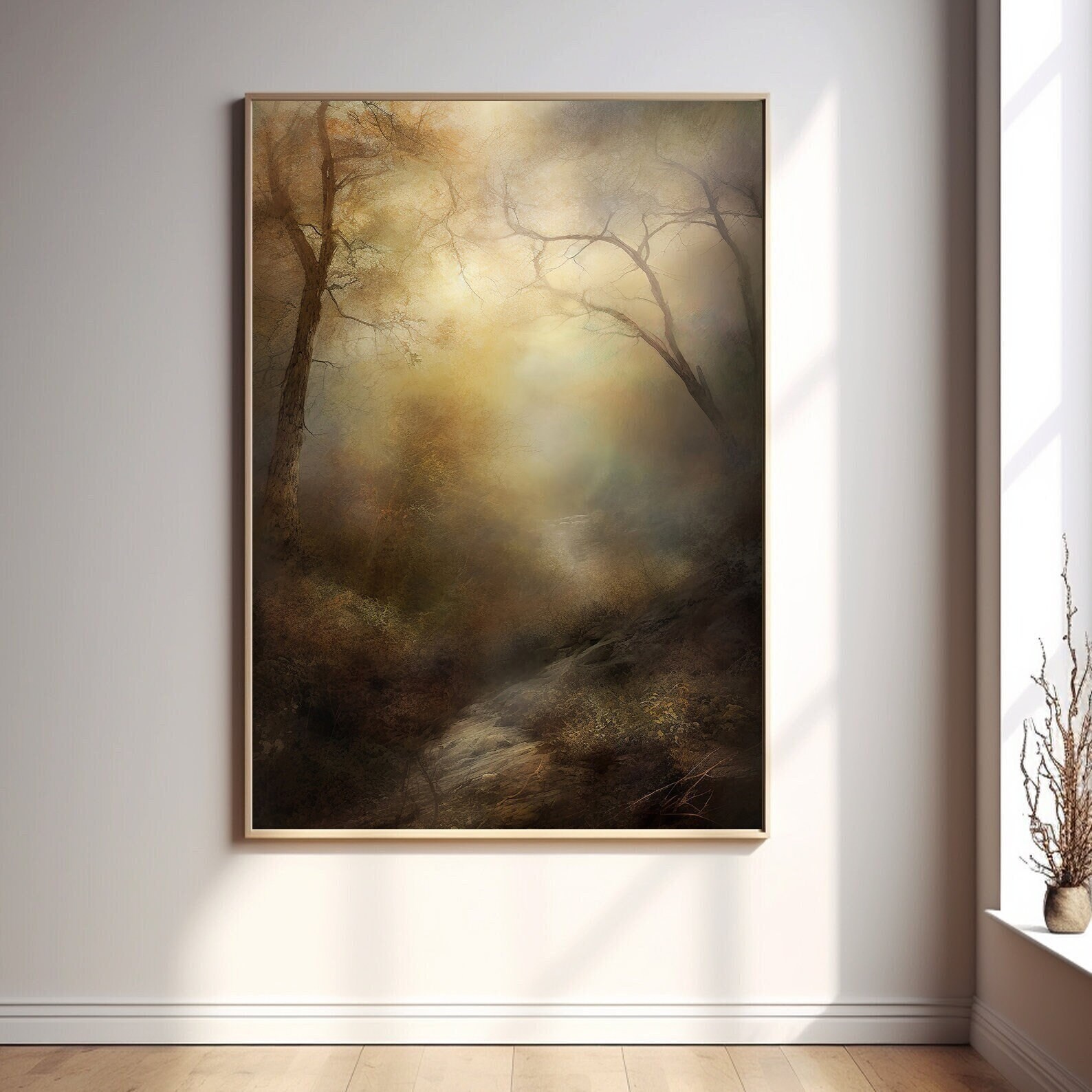 Rustic Lake District Prints, Lake District Landscape Oil Paintings ...