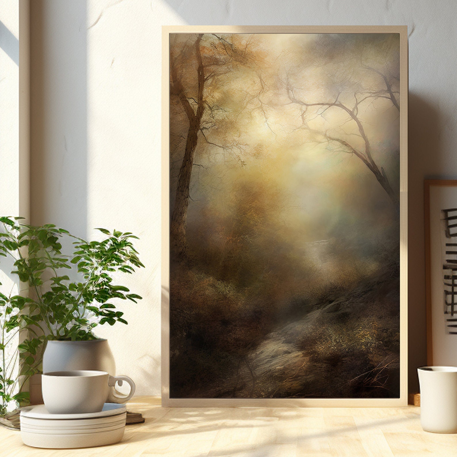 Rustic Lake District Prints, Lake District Landscape Oil Paintings ...