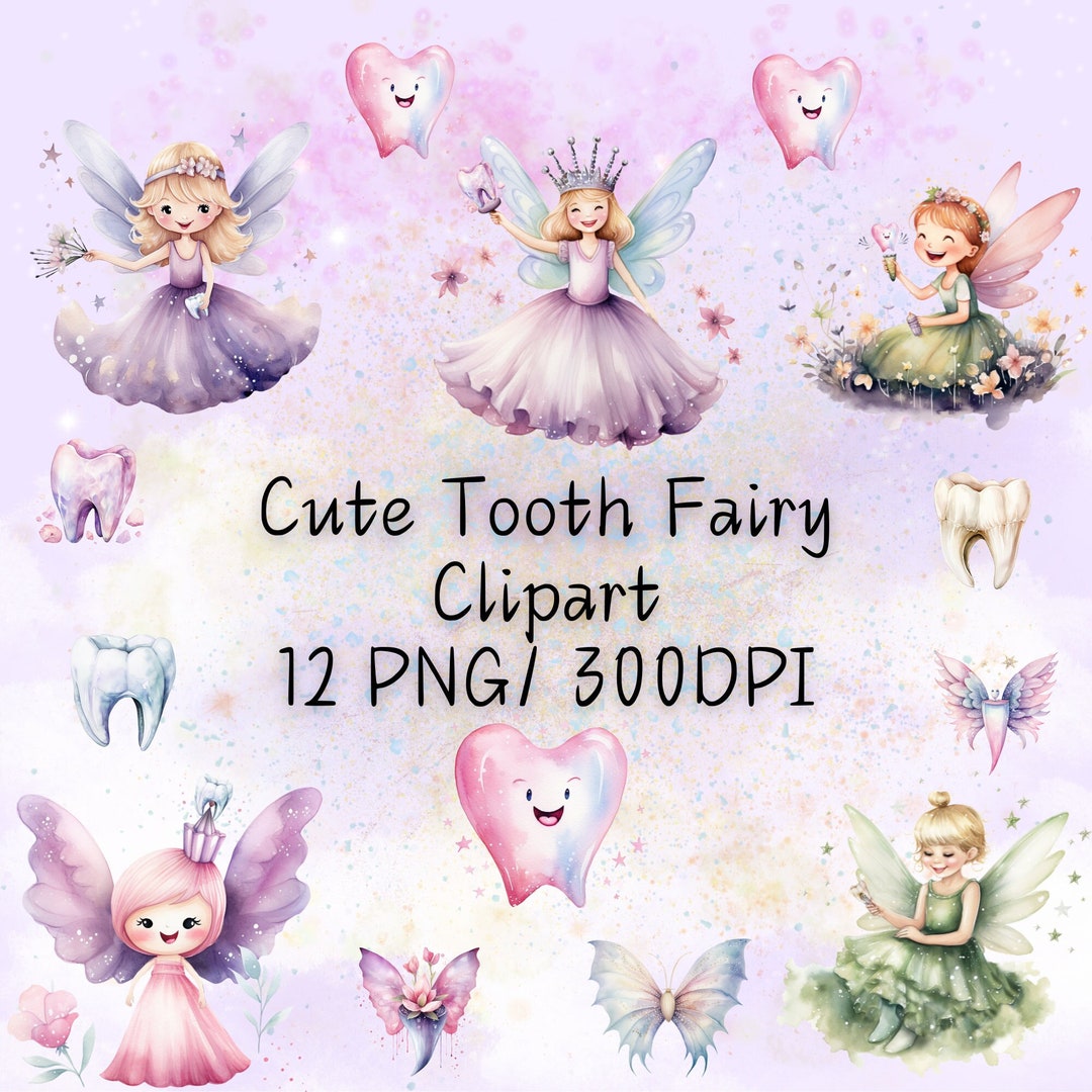 Tooth Fairy Clipart Tooth Fairy, Fantasy Clipart, Kids Tooth Fairy ...