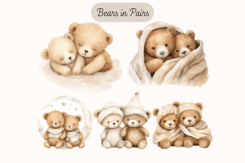 Gender Neutral Baby Clipart Watercolor Neutral Baby Shower Clipart ...