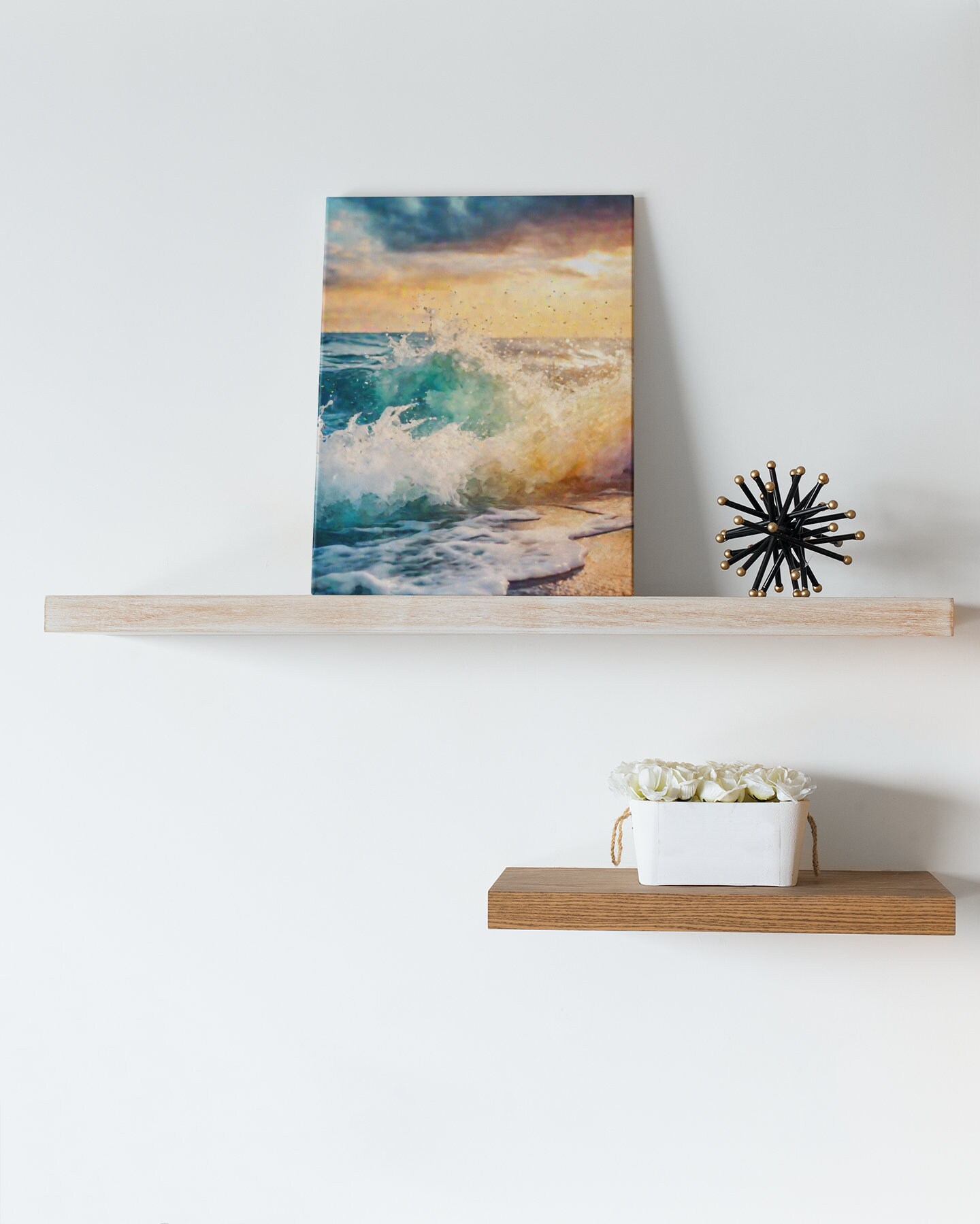 Aesthetic Ocean Canvas Print, Sunset Canvas Print, Ocean Sunset, Ocean ...